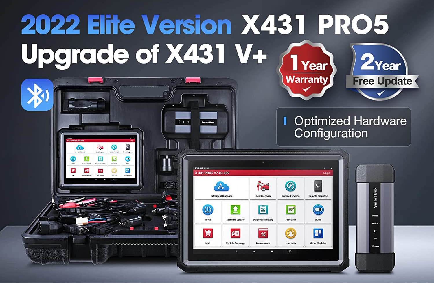 Launch X431 PRO5 with Smartbox 3.0 J2534/DOIP - Auto Tools SA