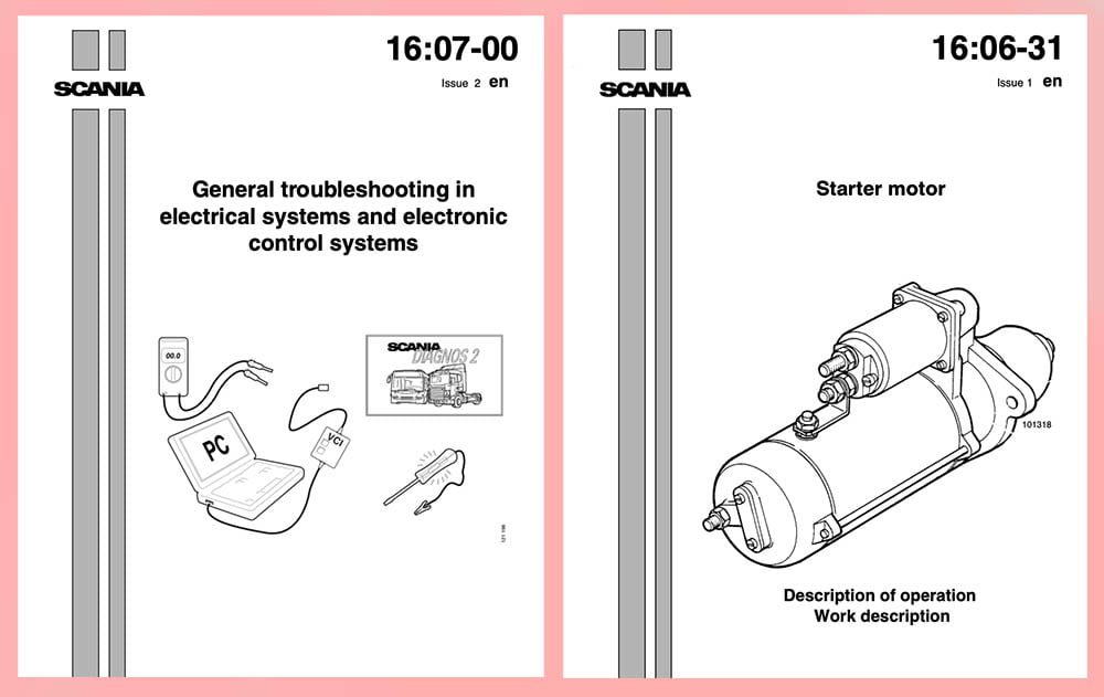 Scania Trucks Workshop Repair Manuals & Spares Catalogue - Auto Tools SA