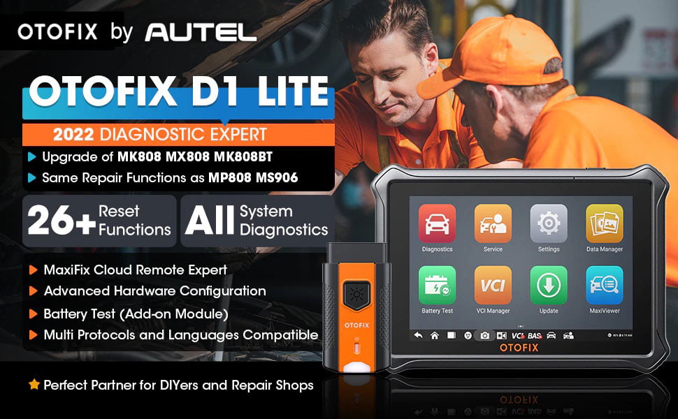Autel OtoFix D1 Lite (Powerful Bi-directional Scanner with Bluetooth ...