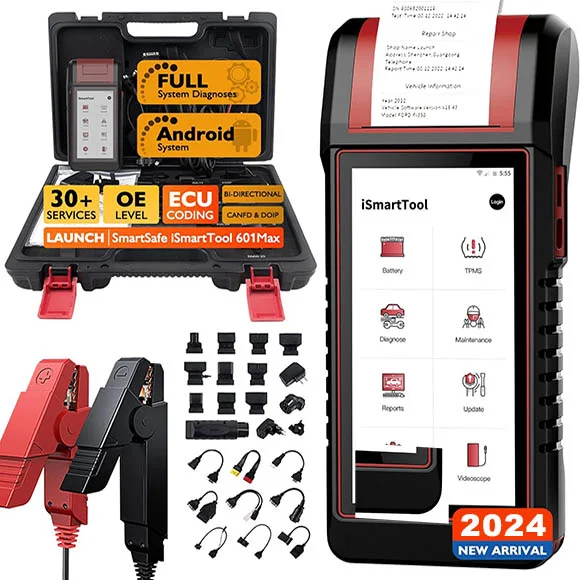 LAUNCH X431 SmartSafe iSmartTool 601 Max - All Systems Bi-Directional ...